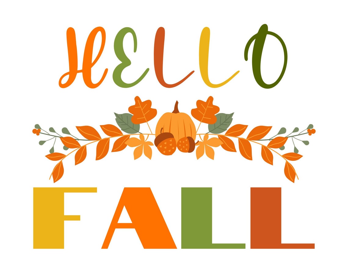 Set of 9 Fall Printable Posters Autumn Thanksgiving - Etsy