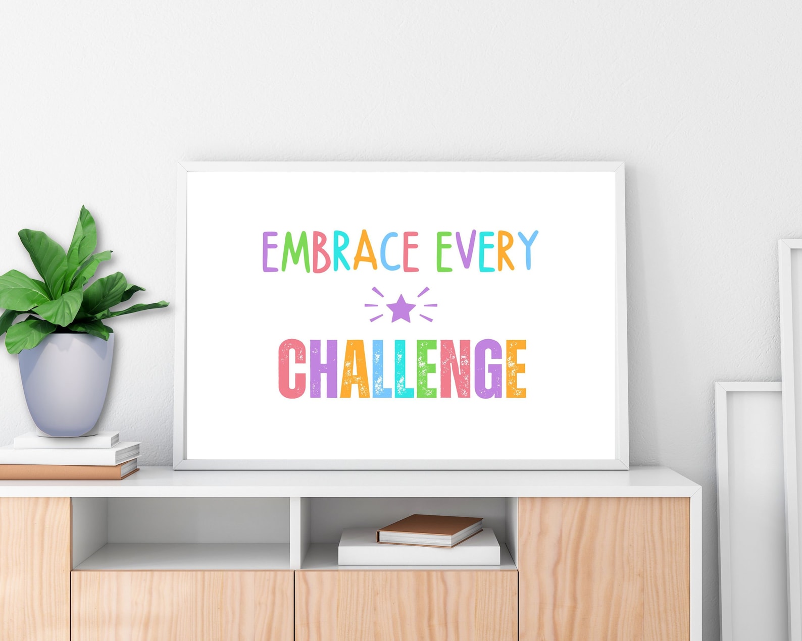 Set of 10 Inspirational Posters Positivity Decor Growth - Etsy