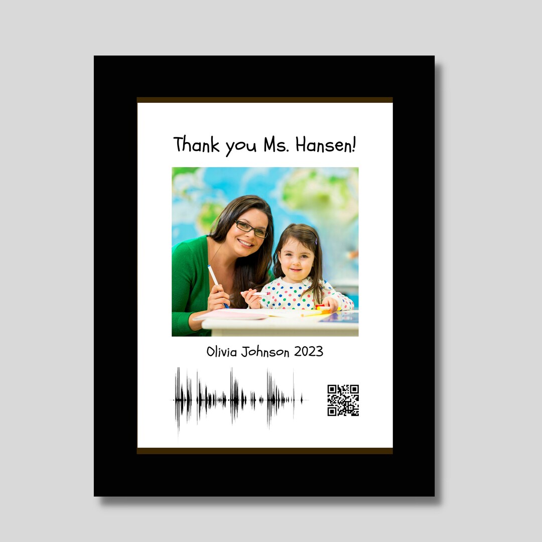 Soundwave QR Code, Creative Personalized Gifts for Teacher From ...