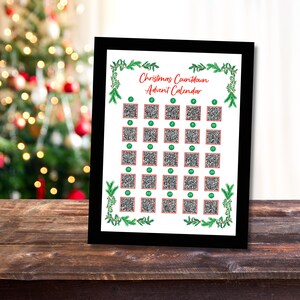 Printable Advent Calendar for Teens, Kids, Families, Christmas ...
