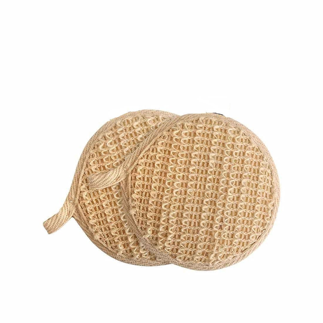 Set of 2 Scrub on Loofahs Skin Friendly Exfoliates Gently - Etsy