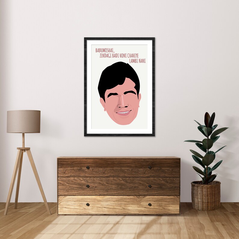 Rajesh Khanna Poster, Anand Movie, Unique Gift for Her, Desi Wall Art ...