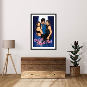 Dil to Pagal Hai Movie Poster, Desi Wall Art, Bollywood Movie Poster ...