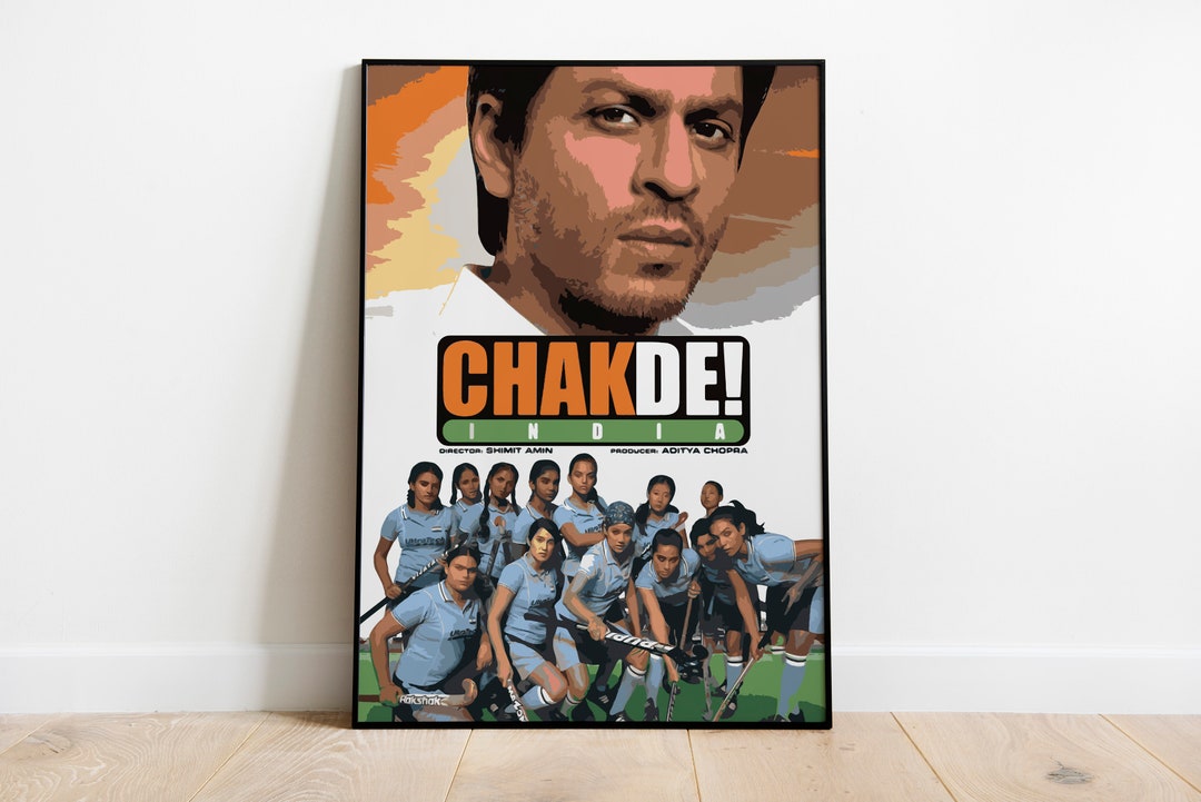 Chak De India Movie Poster Desi Wall Art Bollywood Movie - Etsy