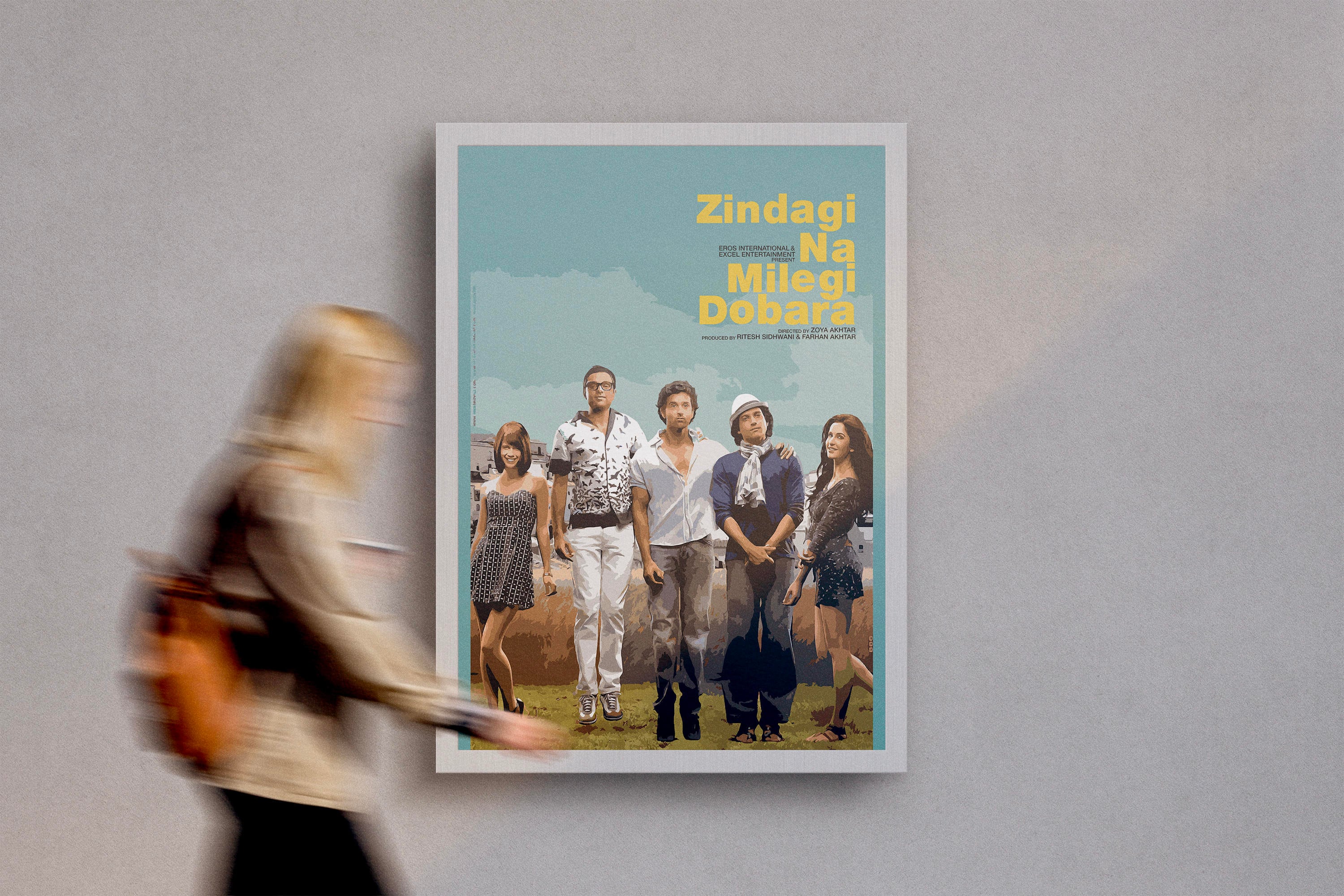 Buy ZNMD Movie Poster, Zindagi Na Milegi Dobara, Desi Wall Art ...