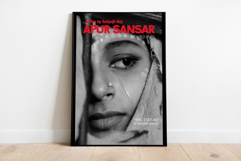 Apur Sansar Movie Poster, Satyajit Ray, the World of Apu, Bengali Movie ...