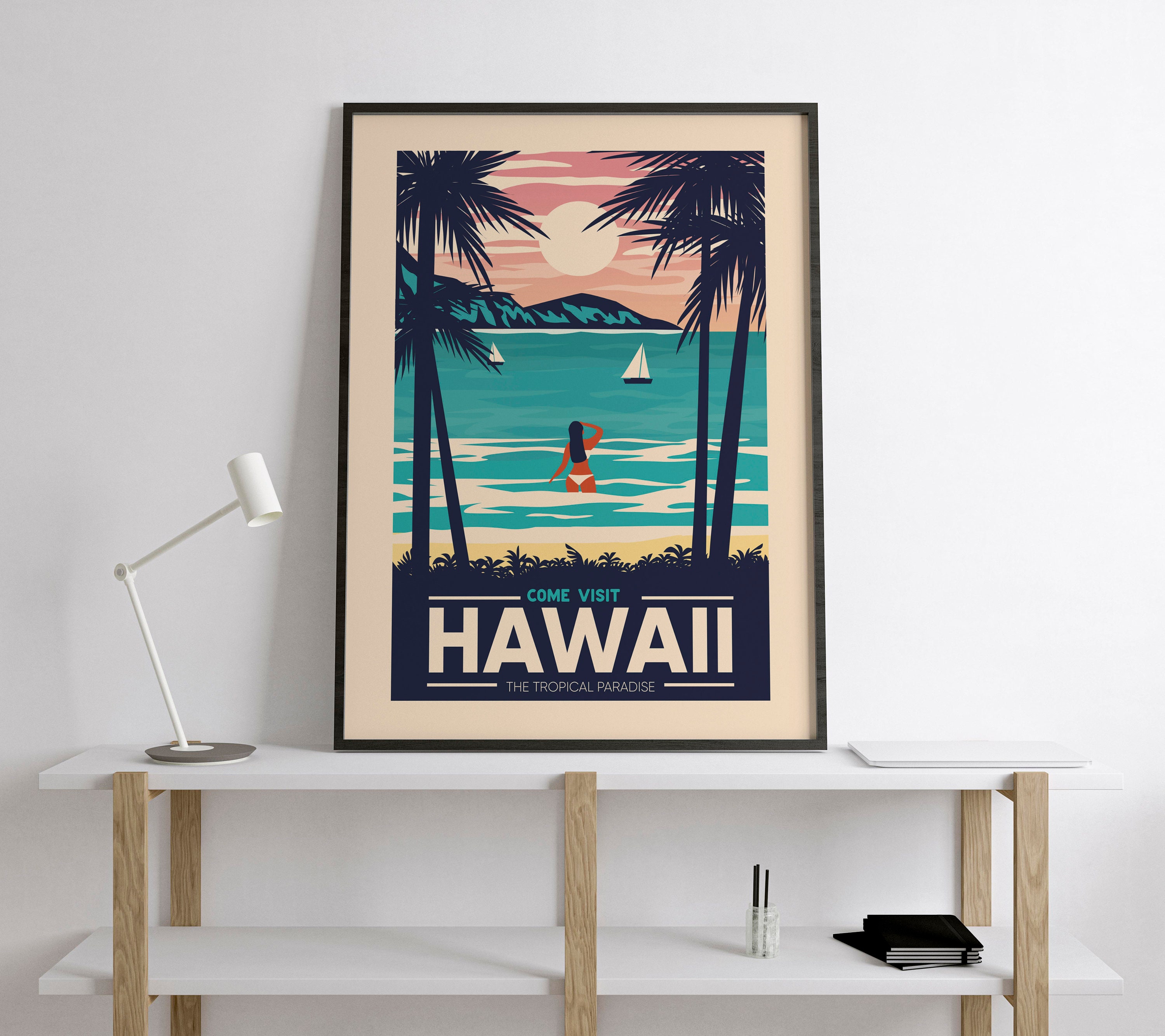 Retro International Travel Posters, Set of 12 Travel Posters, Vintage ...