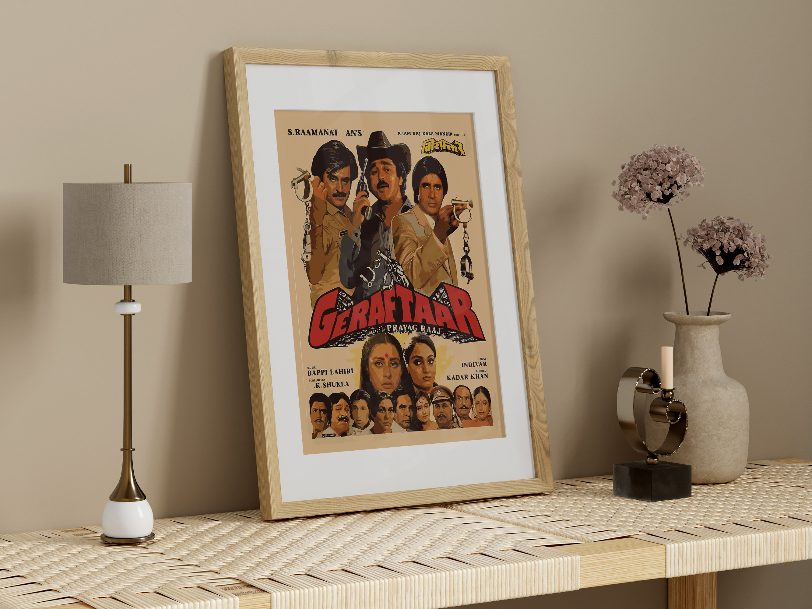 Geraftaar Movie Poster Desi Wall Art Bollywood Movie Poster - Etsy