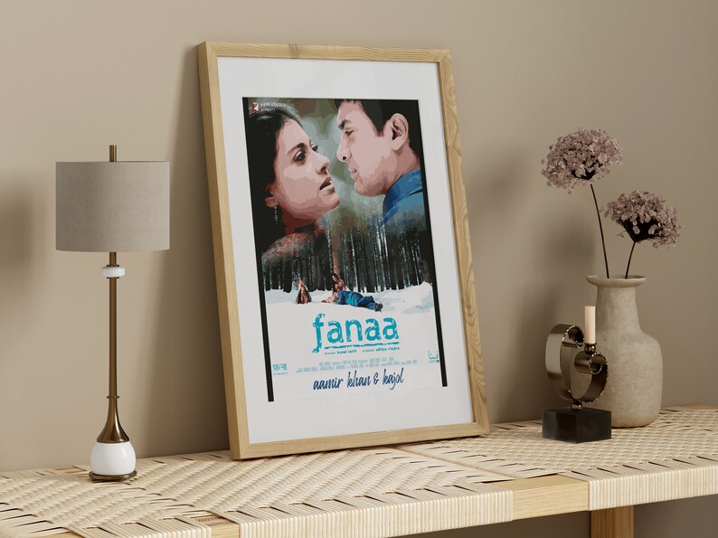 Fanaa Movie Poster Desi Wall Art Bollywood Movie Poster - Etsy