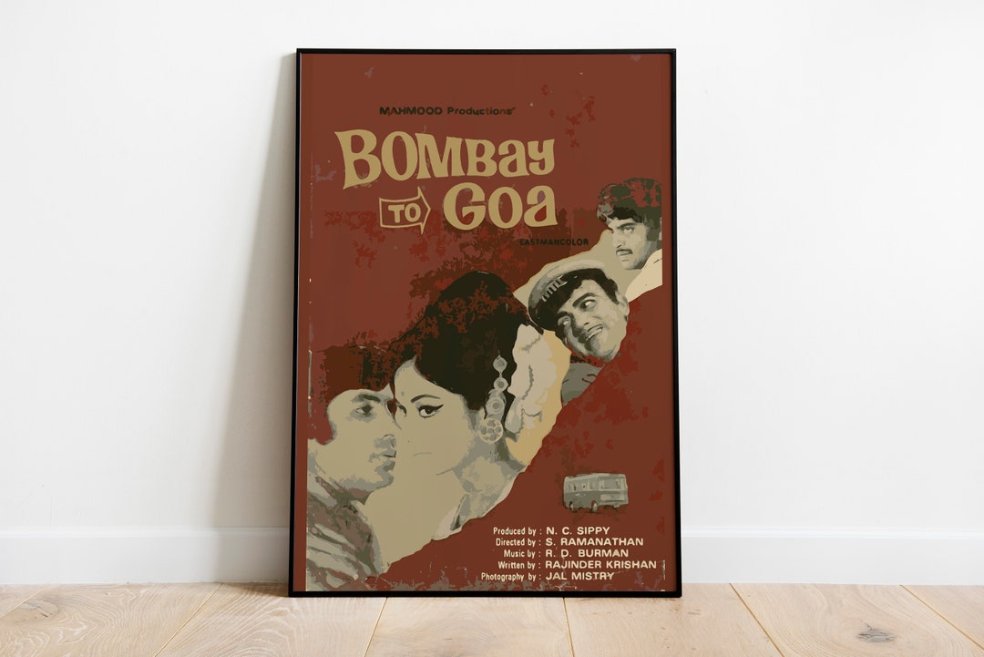 Bombay to Goa Movie Poster Desi Wall Art Bollywood Movie - Etsy