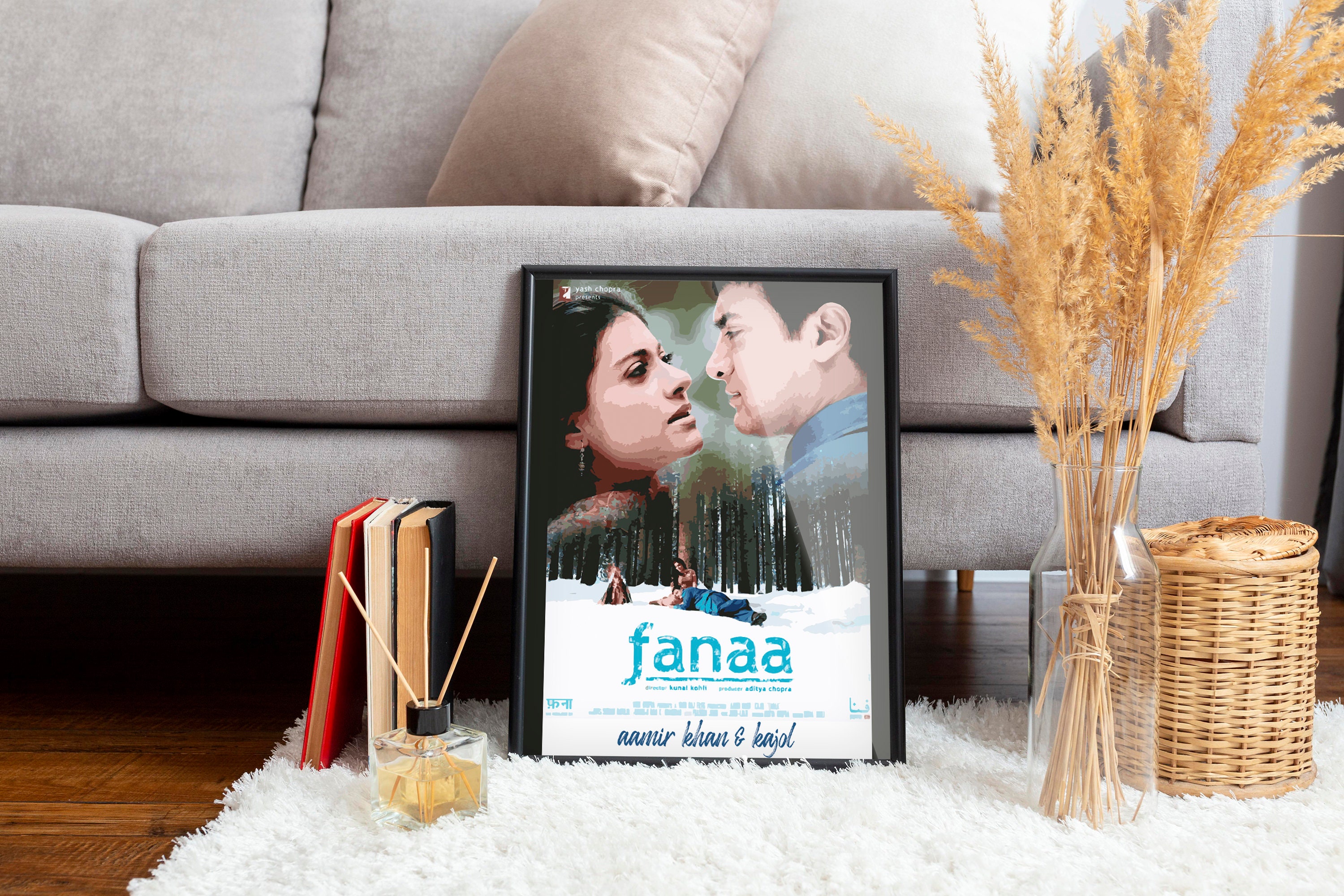 Fanaa Movie Poster Desi Wall Art Bollywood Movie Poster - Etsy