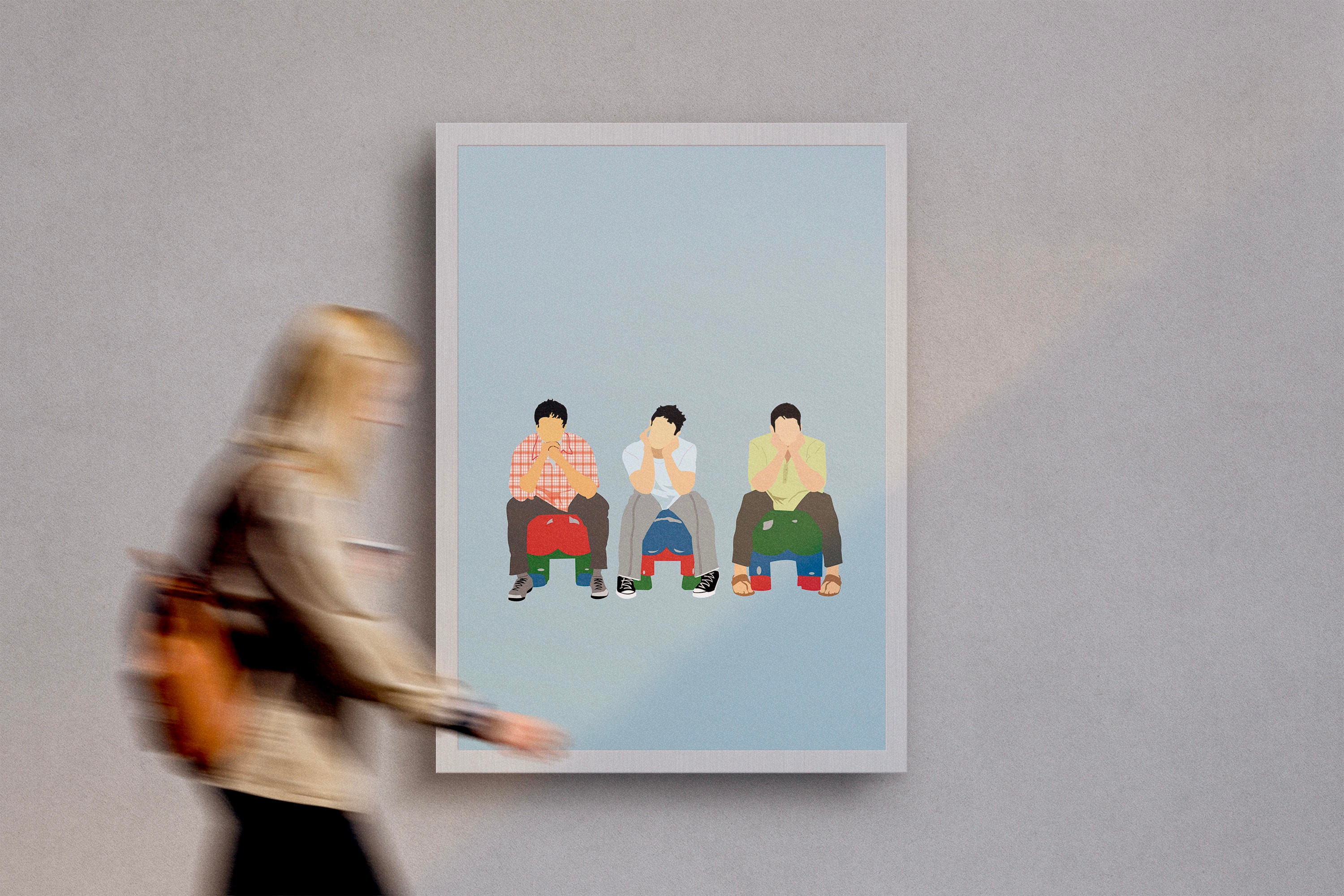 3 Idiots Movie Poster Sketch, Desi Wall Art, Bollywood Movie Poster ...