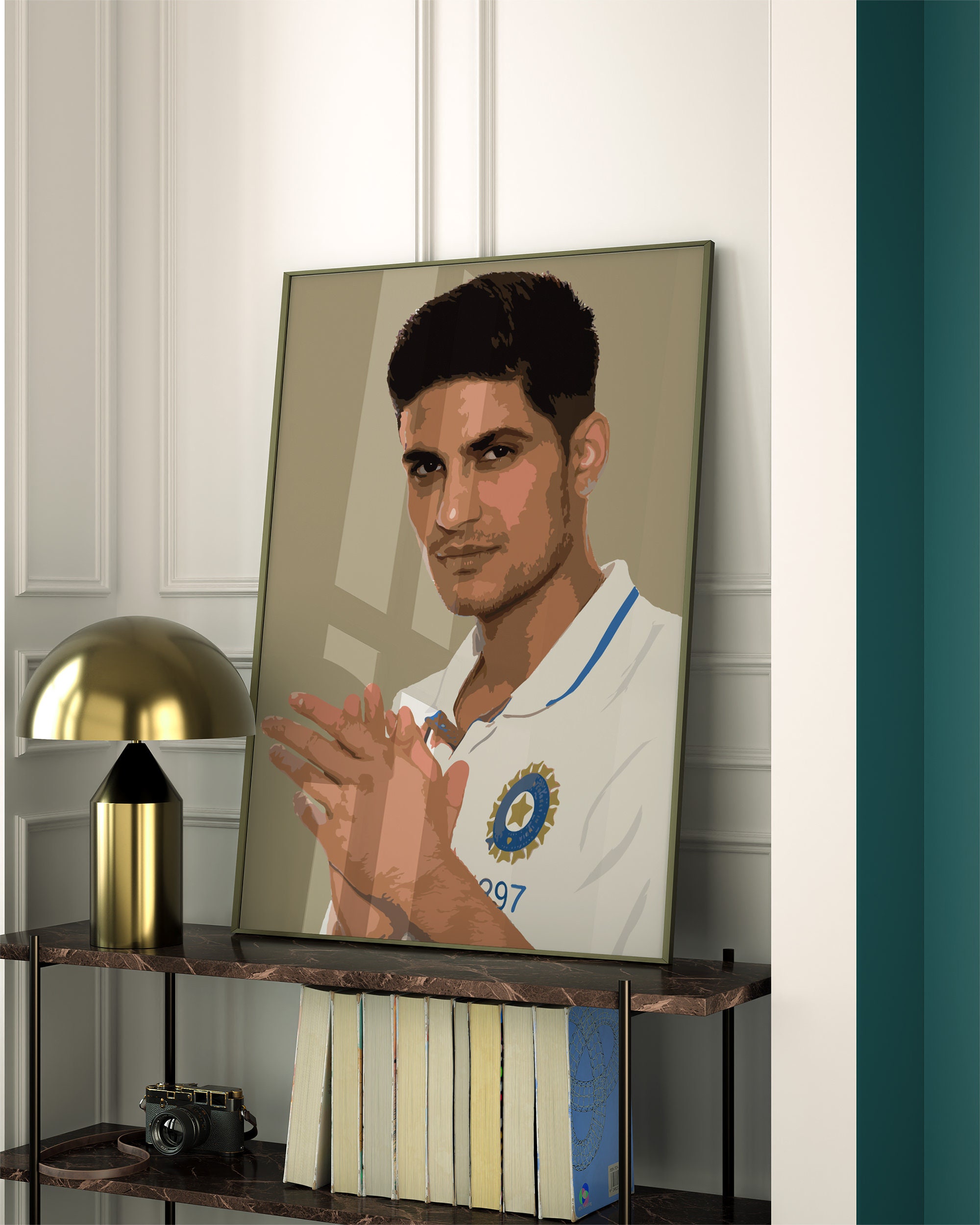 Shubhman Gill Cricket Poster Indian Sports Poster Unique - Etsy
