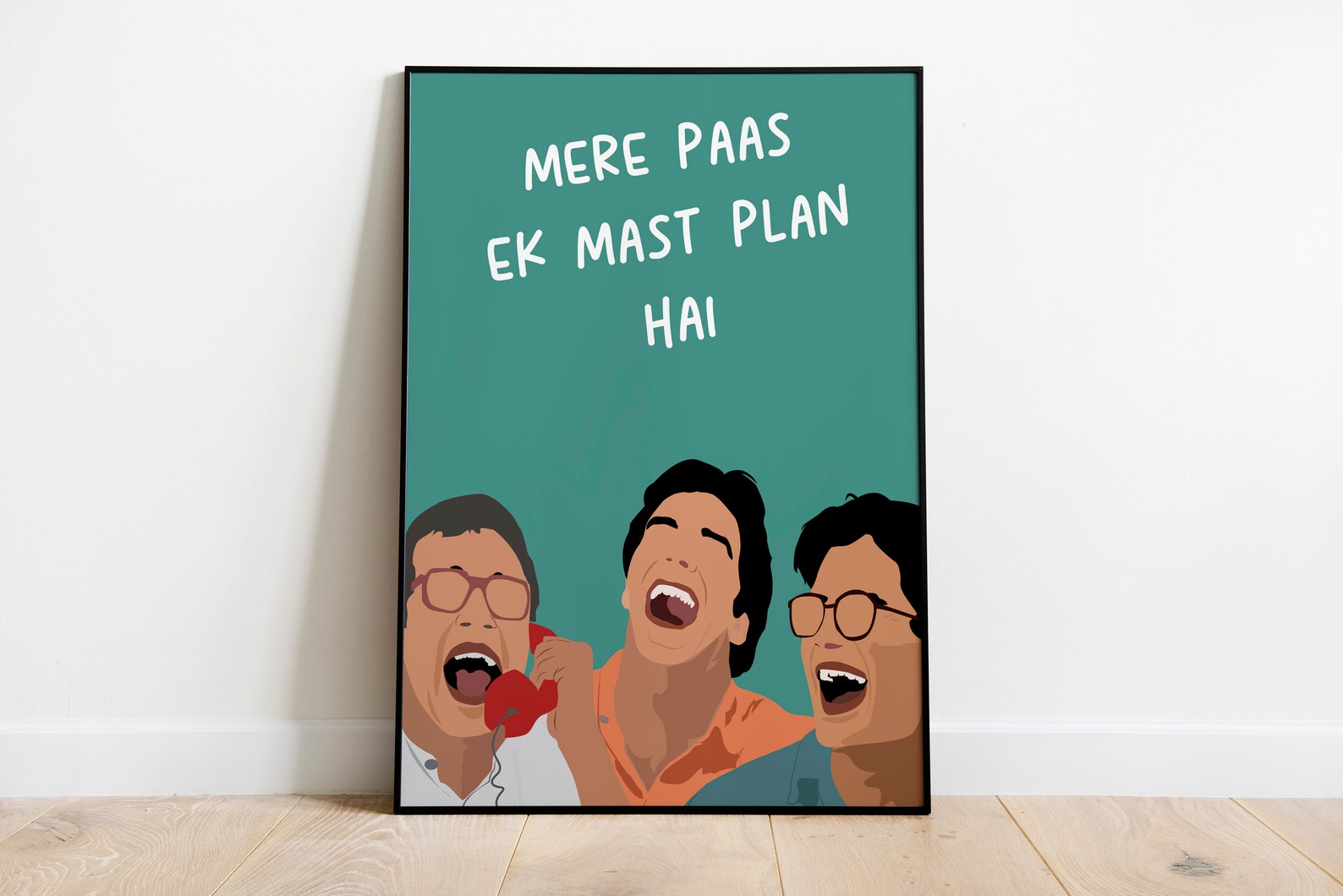Hera Pheri Movie Poster Mere Pass Ek Mast Plan Hai Unique - Etsy