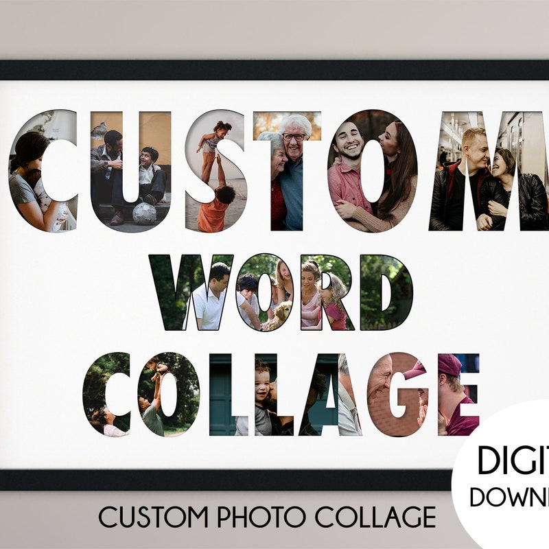 Word Collage - Etsy