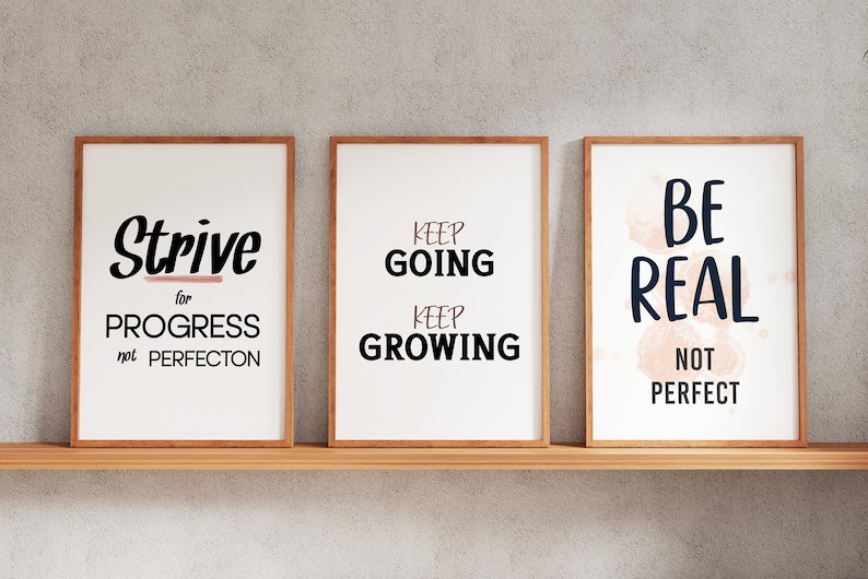 Quotes Printable Art, Set of 30 Prints, Inspirational Wall Art ...