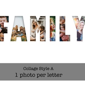 Custom Word Collage, Text Collage, Custom Picture Collage, Birthday ...