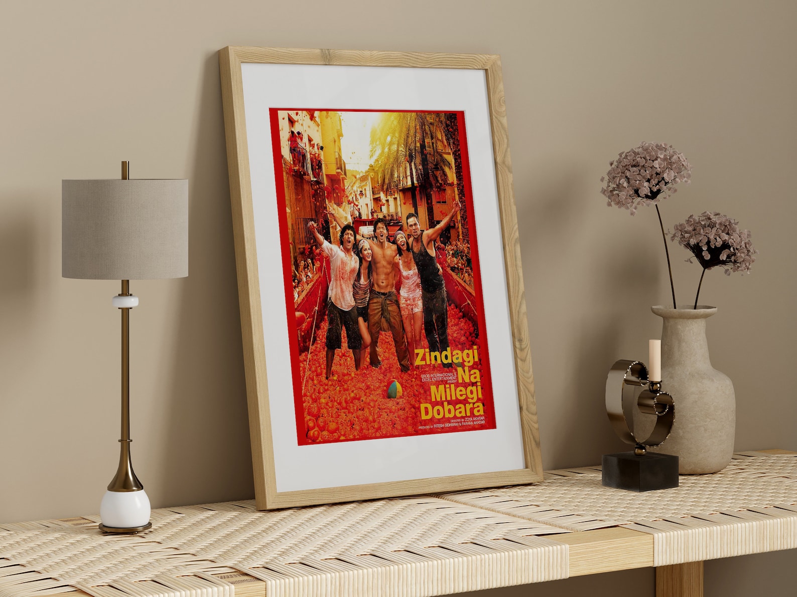 ZNMD Movie Poster, Zindagi Na Milegi Dobara, Desi Wall Art, Bollywood ...