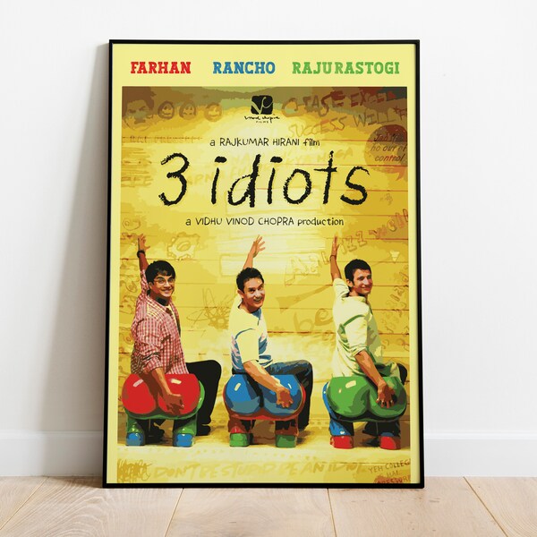 3 Idiots Poster - Etsy