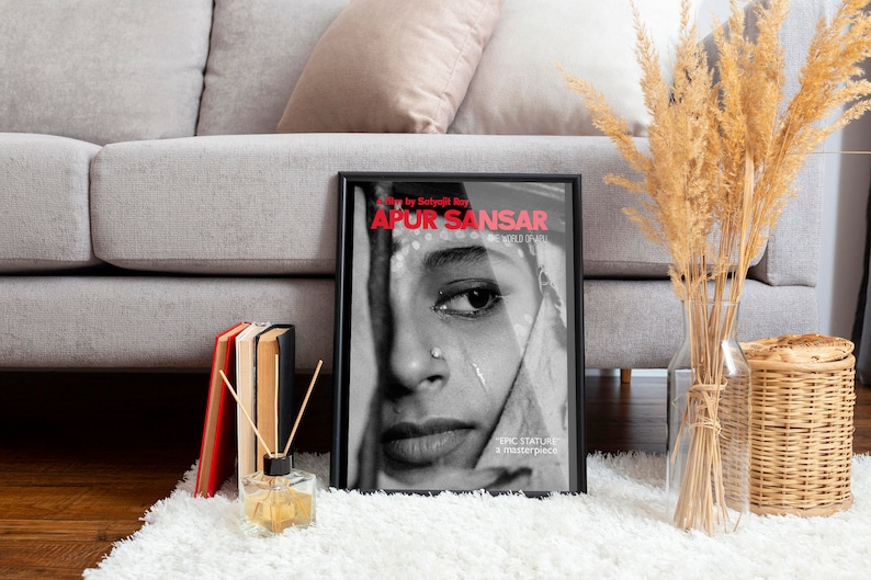 Apur Sansar Movie Poster, Satyajit Ray, the World of Apu, Bengali Movie ...
