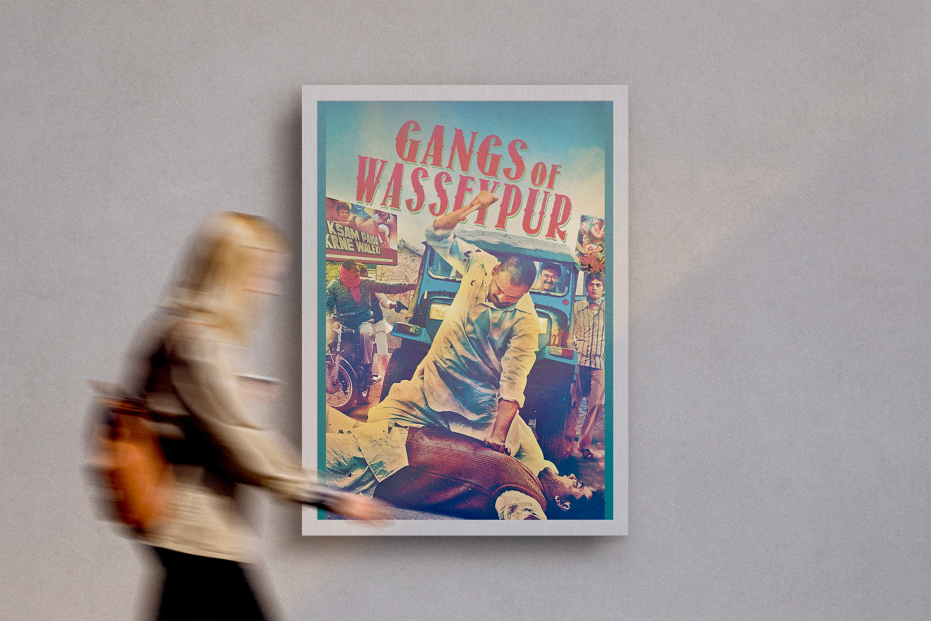 Gangs of Wasseypur Movie Poster, Desi Wall Art, Bollywood Movie Poster ...