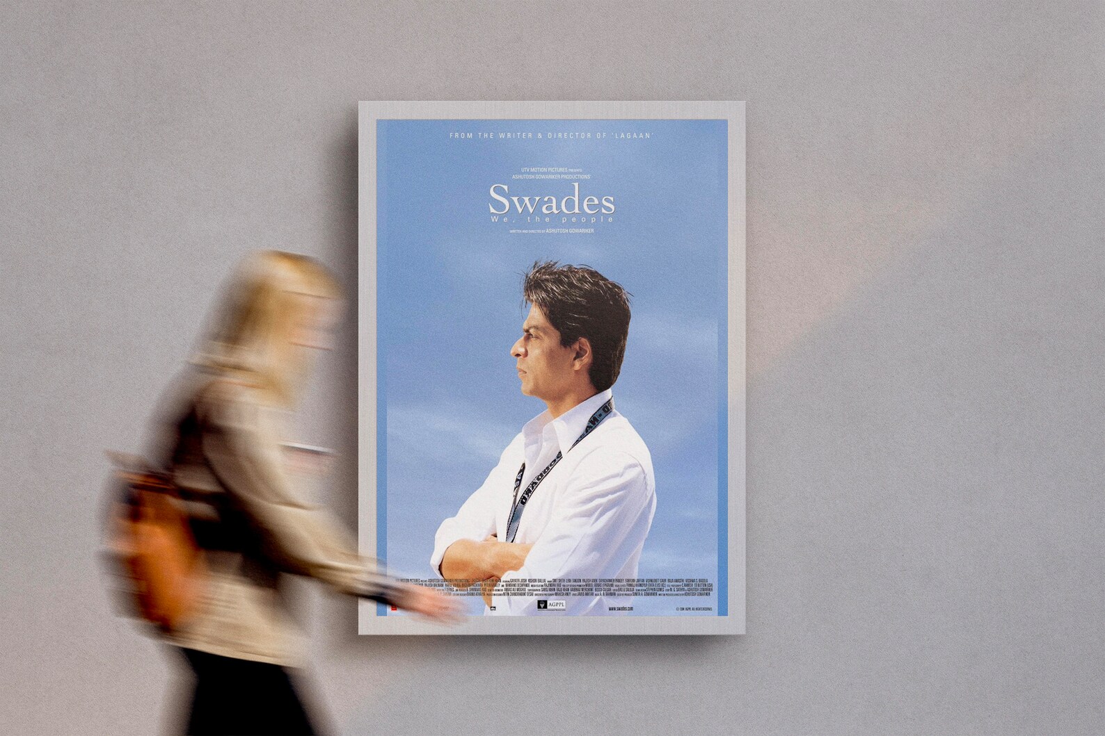 Swades Movie Poster, Desi Wall Art, Bollywood Movie Poster, Retro ...