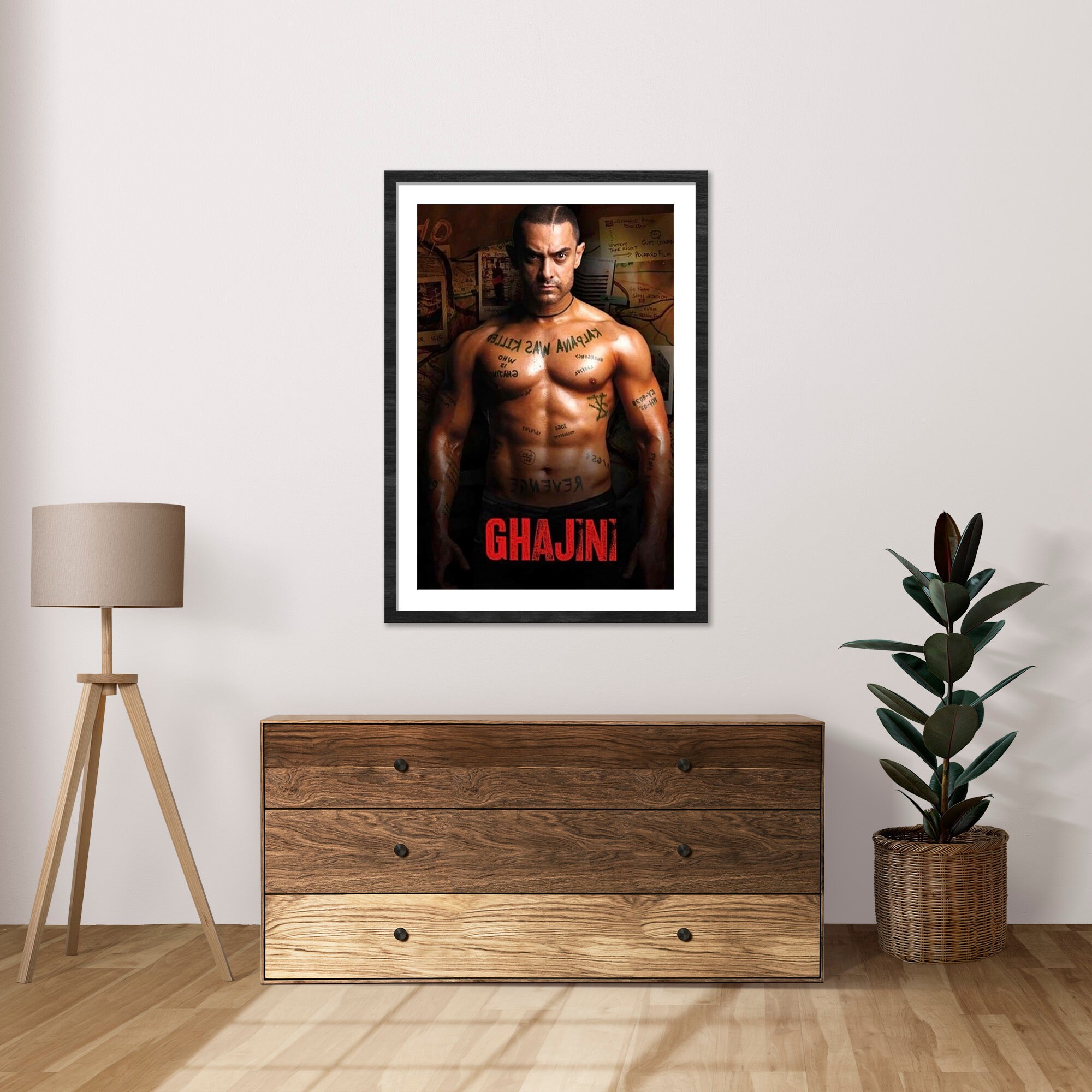 Cartel De La Película Ghajini