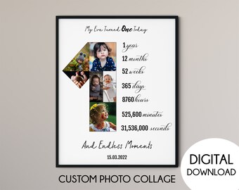 Number One Collage - Etsy