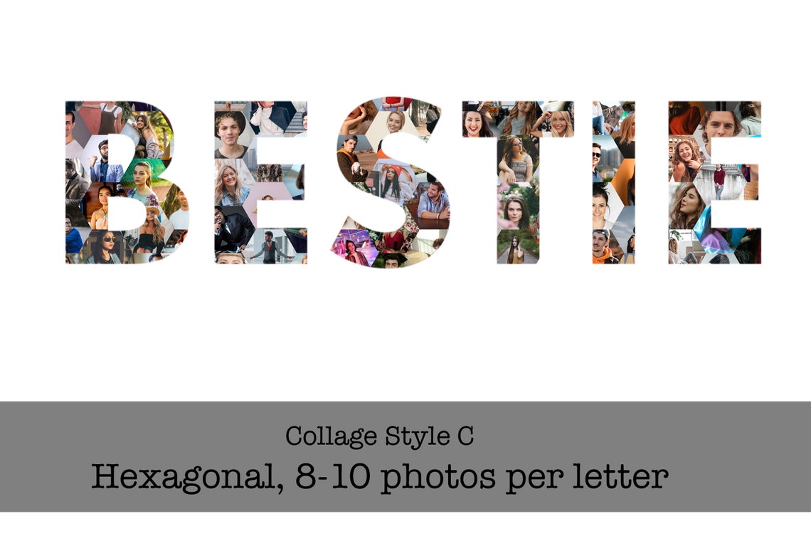 Custom Word Collage Text Collage Custom Picture Collage - Etsy