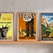 Vintage Airline Posters, Set of 21 Airline Posters, Vintage Travel ...