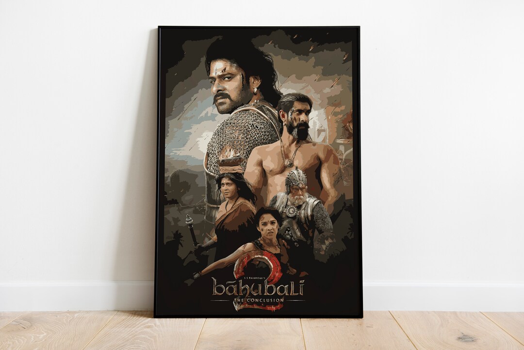 Bahubali the Conclusion Movie Poster Desi Wall Art Bollywood - Etsy