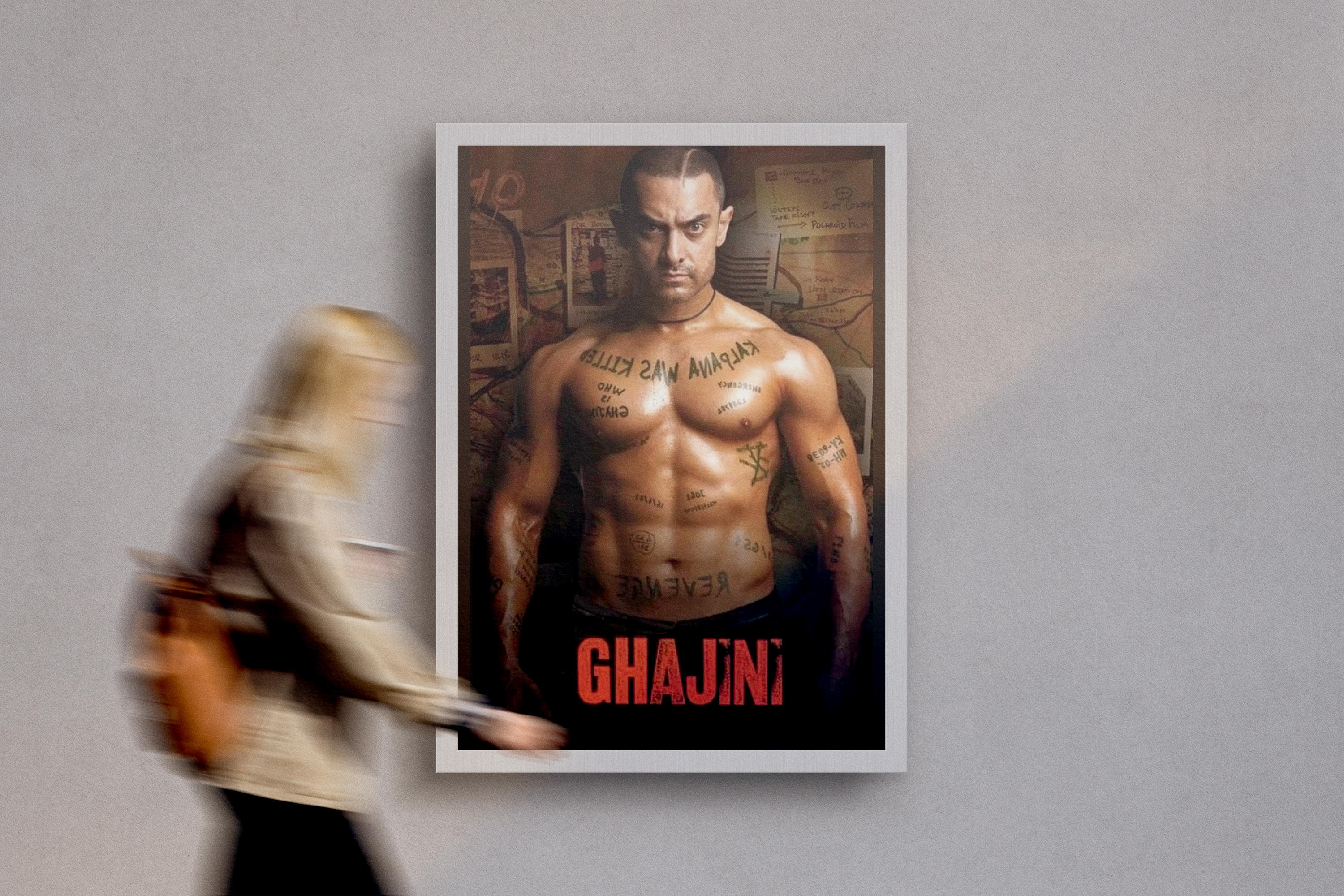 Cartel De La Película Ghajini
