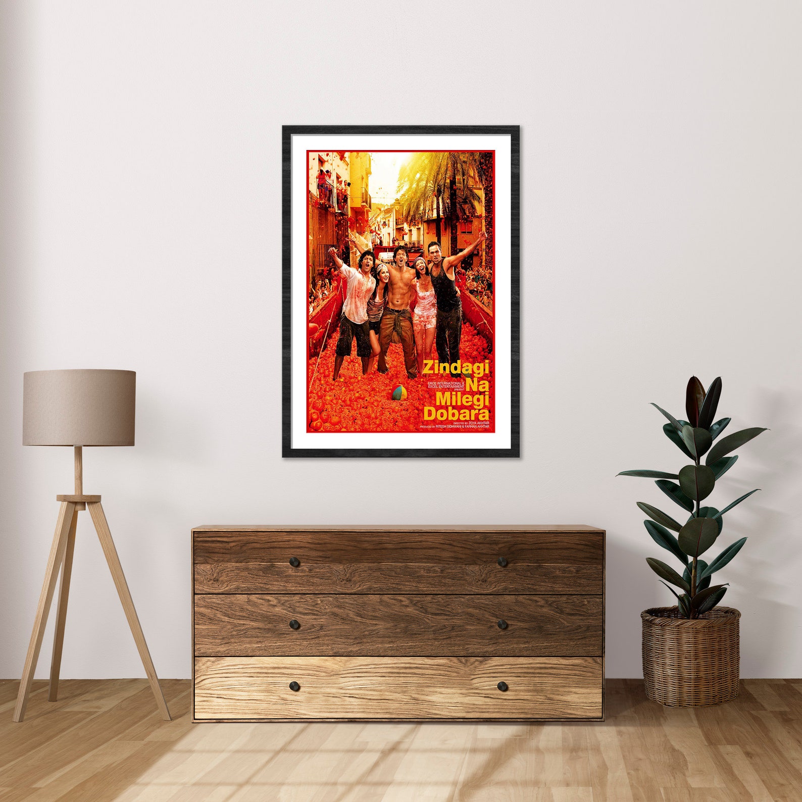 ZNMD Movie Poster, Zindagi Na Milegi Dobara, Desi Wall Art, Bollywood ...