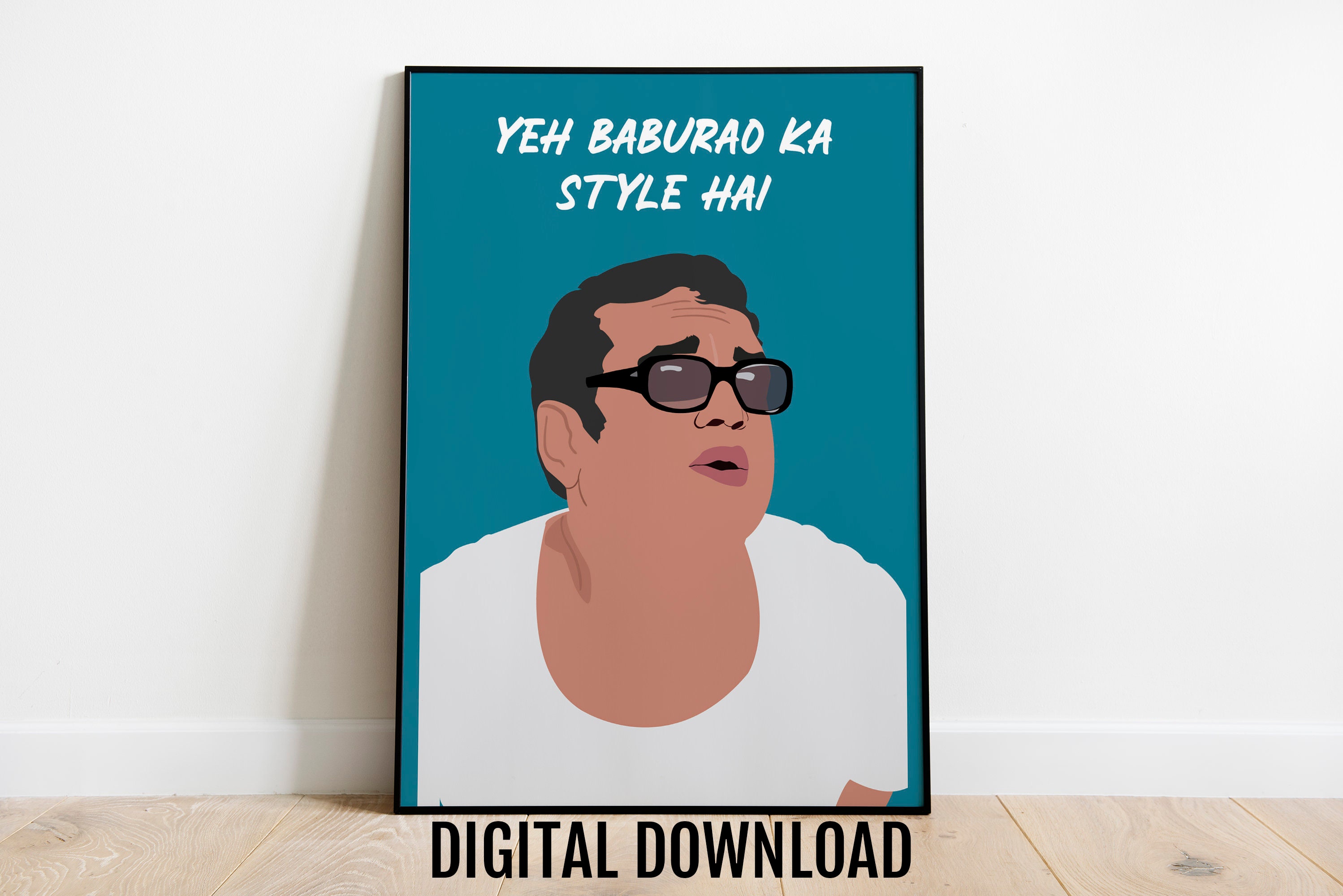 Yeh Baburao Ka Style Hai, Hera Pheri Movie Poster, Paresh Rawal Poster ...