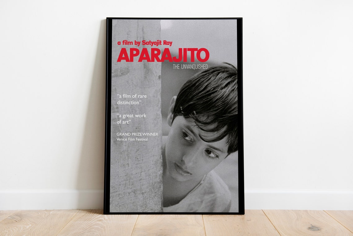 Aparajito Movie Poster, Satyajit Ray, the Unvanquished, Bengali Movie ...
