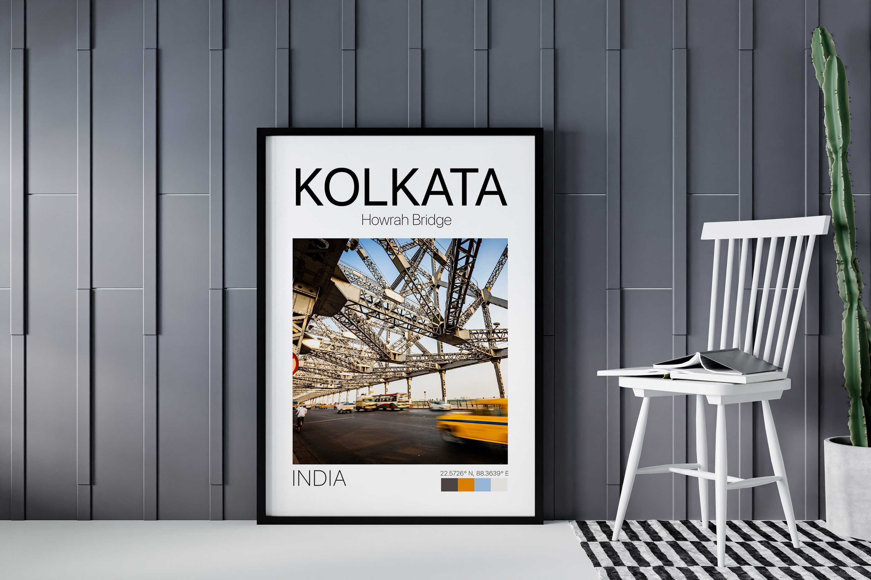 Howrah Bridge in Kolkata Kolkata Poster India Poster India - Etsy
