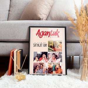 Agantuk Movie Poster, Satyajit Ray, the Stranger Movie, Bengali Movie ...