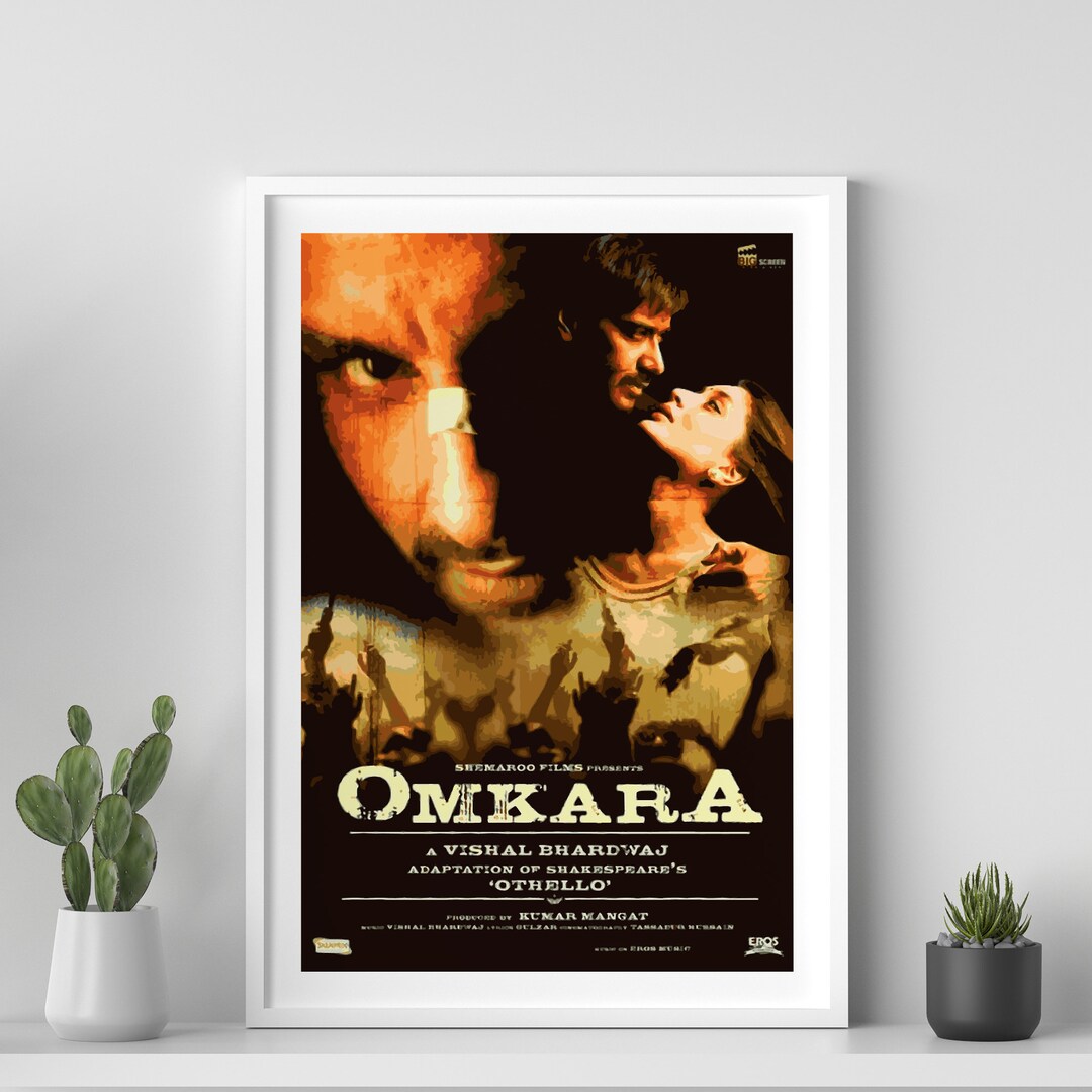 Omkara Movie Poster Saif Ali Khan Desi Wall Art Bollywood - Etsy