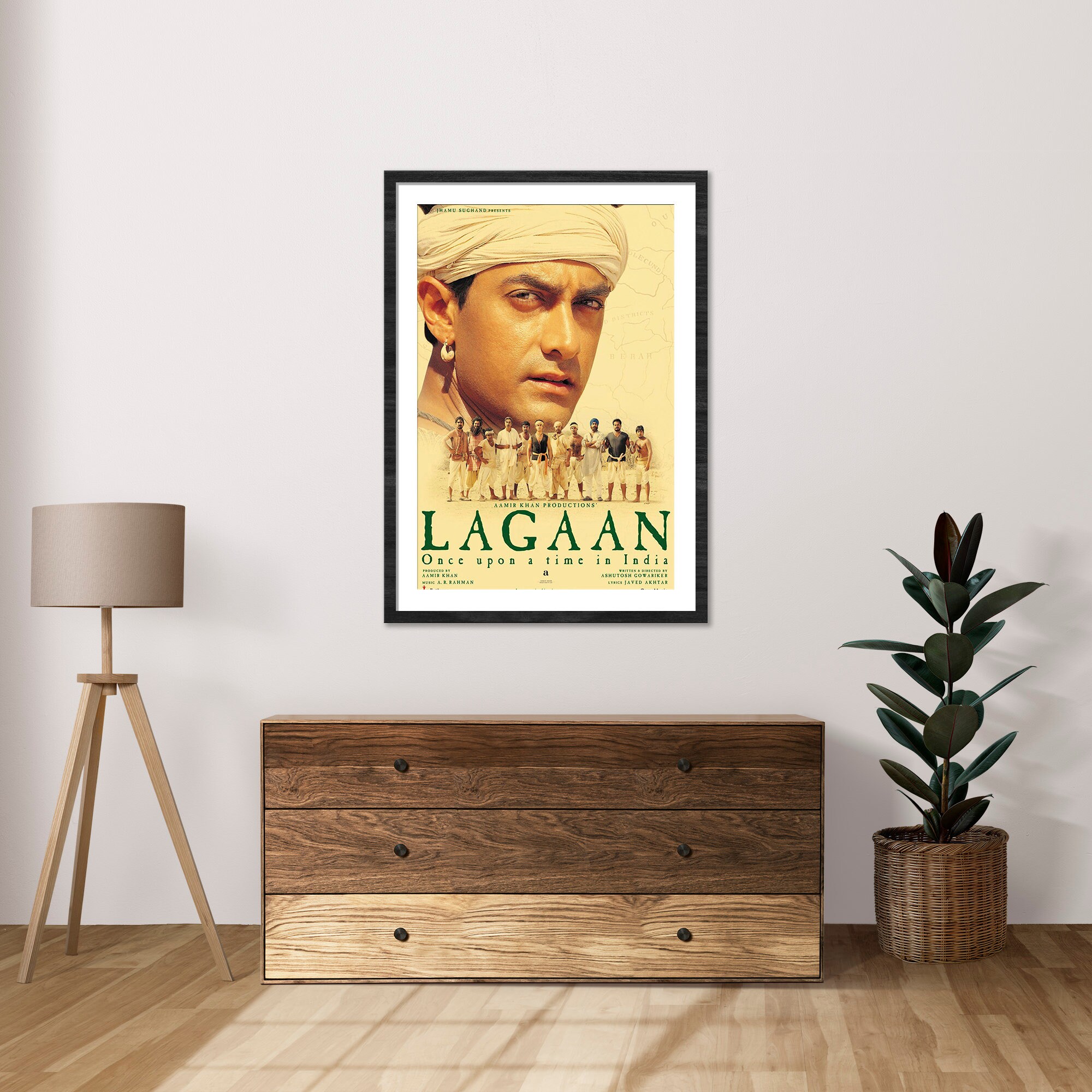Lagaan Movie Poster, Desi Wall Art, Bollywood Movie Poster, Desi Art ...