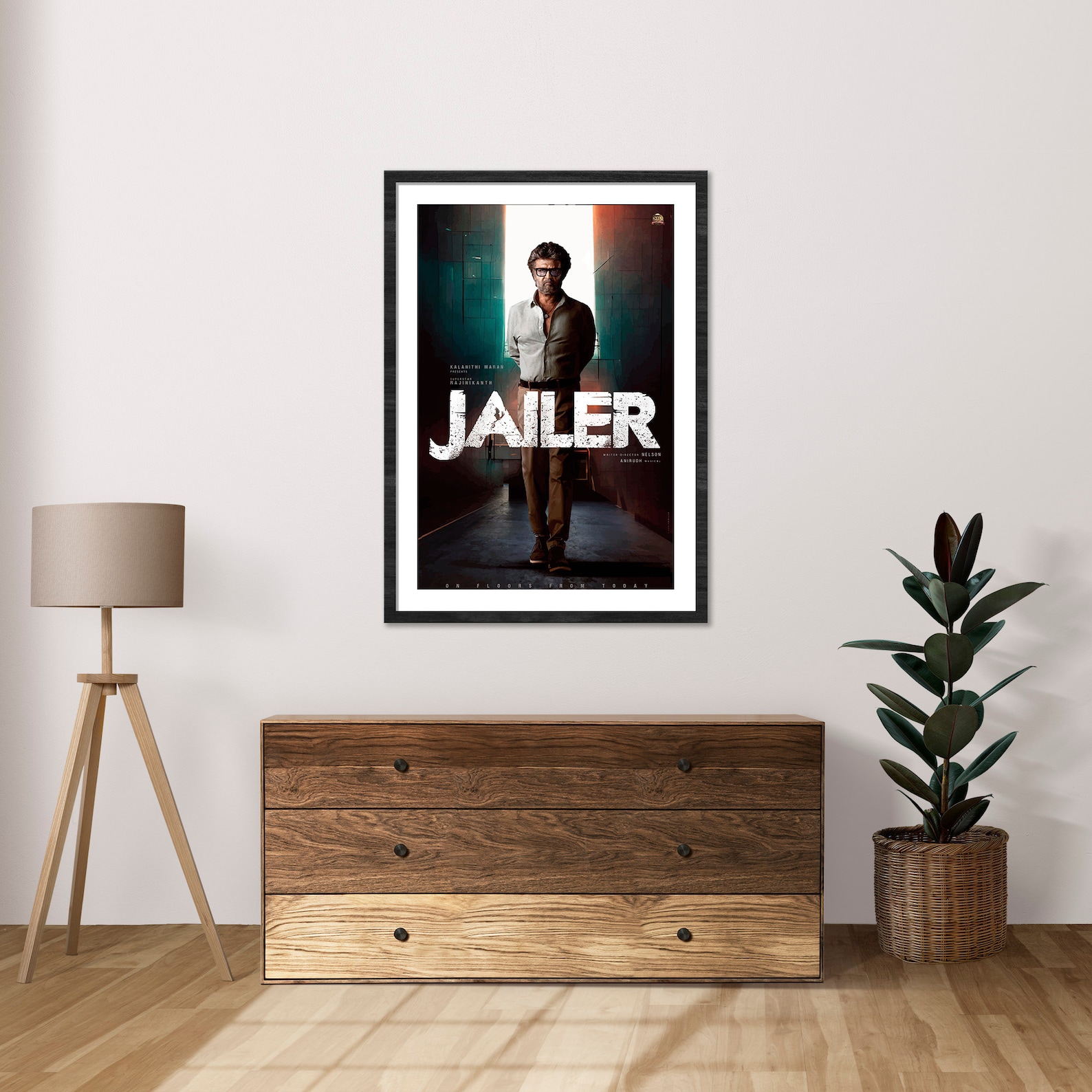 Jailer Movie Poster, Rajnikanth Movie, South Indian Movie, Desi Wall ...