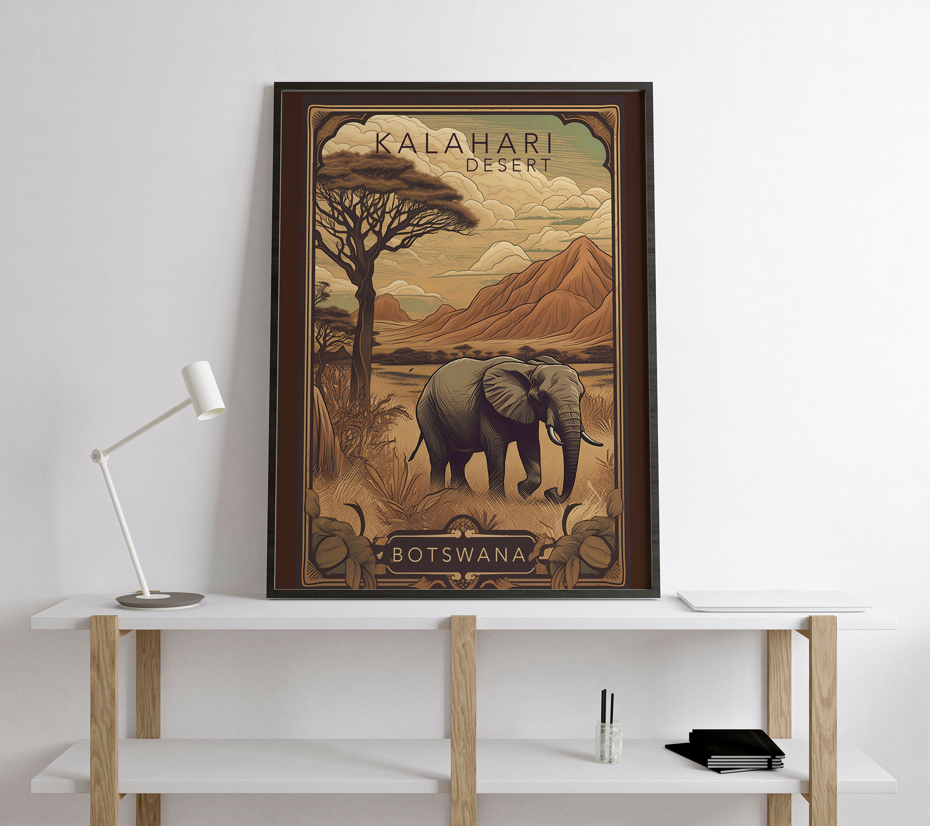 Africa Travel Posters, Set of 12 Travel Posters, Vintage Travel Posters ...
