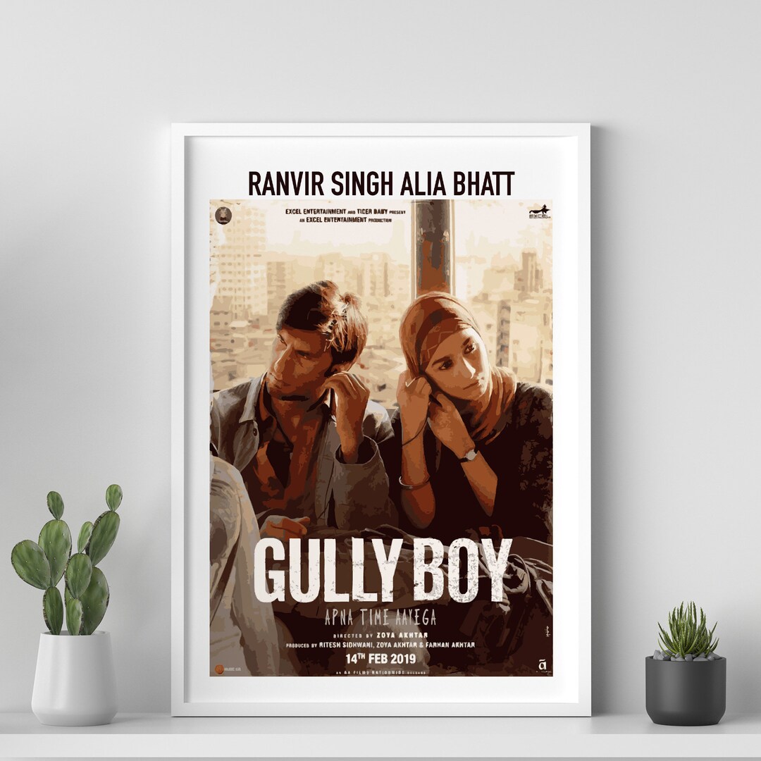 Gully Boy Movie Poster Desi Wall Art Bollywood Movie Poster - Etsy