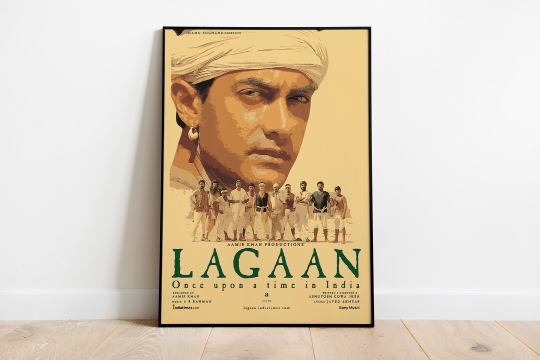 Lagaan Movie Poster Desi Wall Art Bollywood Movie Poster - Etsy