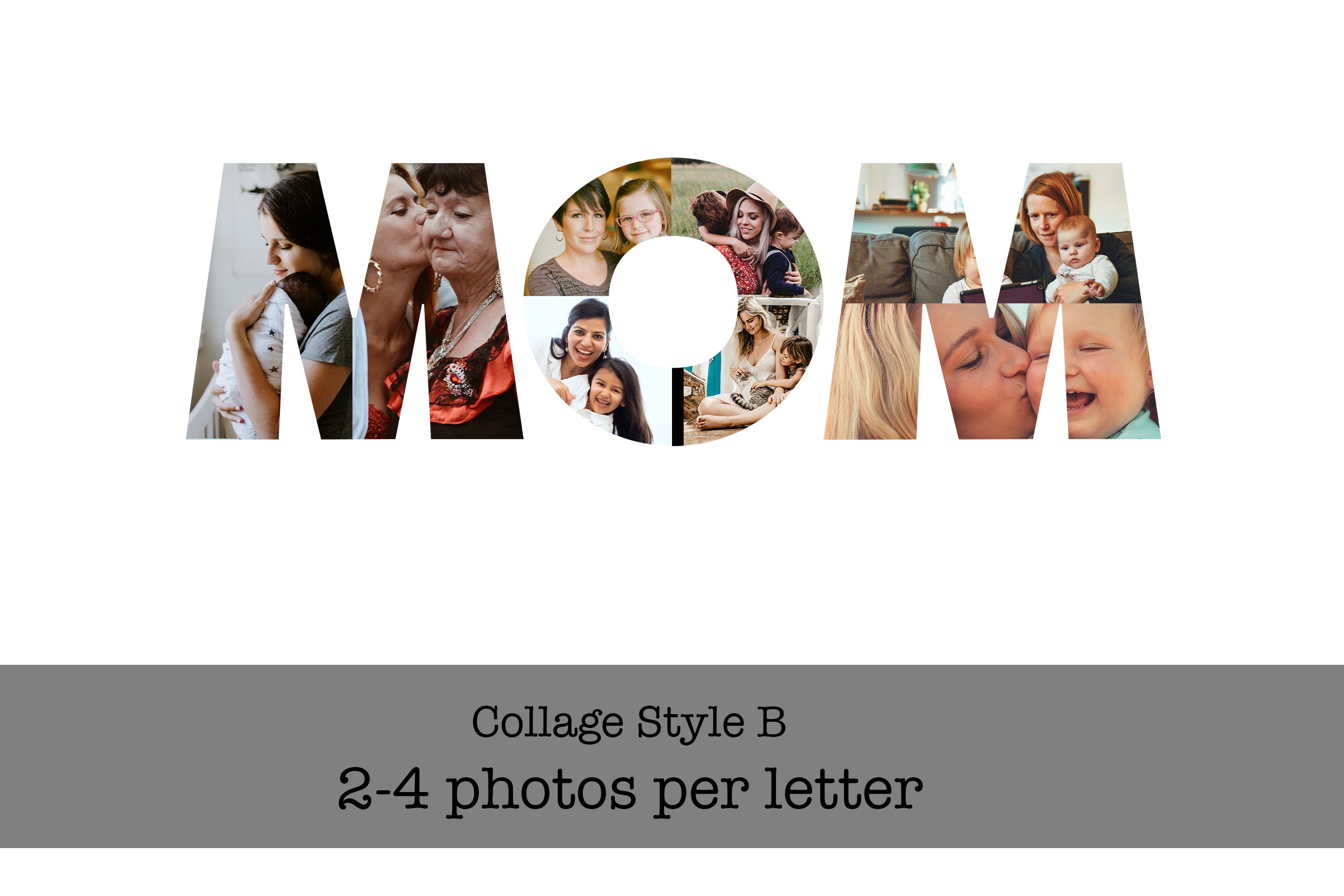 Custom Word Collage, Text Collage, Custom Picture Collage, Birthday ...