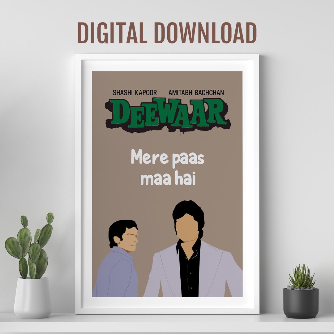Mere Pass Maa Hai, Amitabh Bachchan Deewaar Movie Dialogue, Shashi ...