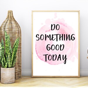 Set of 50 Inspirational Prints, Positive Affirmations, Motivational ...