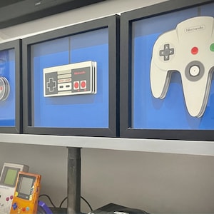 Nintendo 64 Controller 3D Shadow Box (fast, Free Shipping) - Etsy