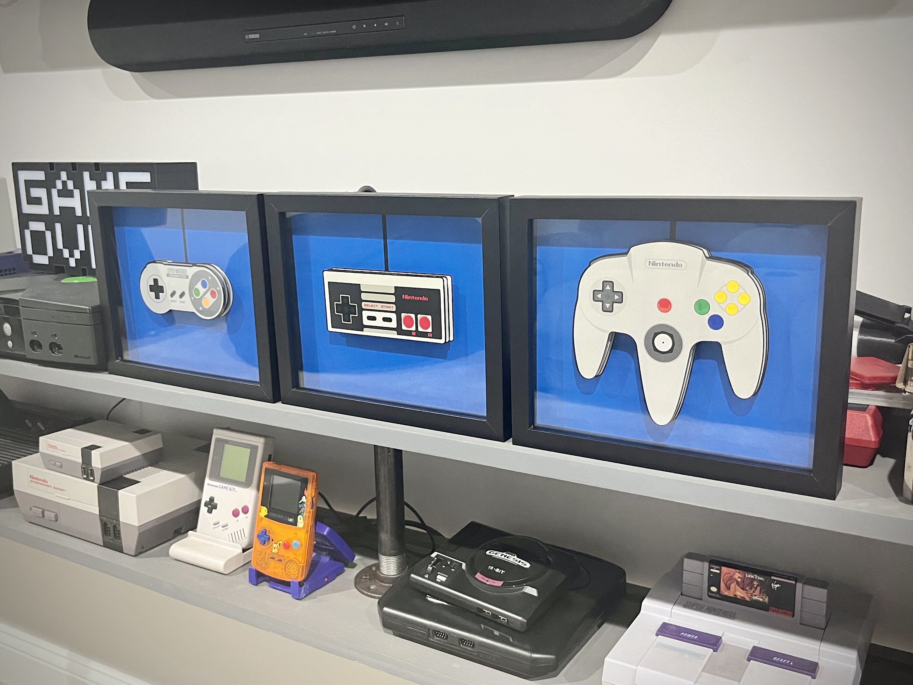 Nintendo 64 Controller 3D Shadow Box fast, Free Shipping - Etsy