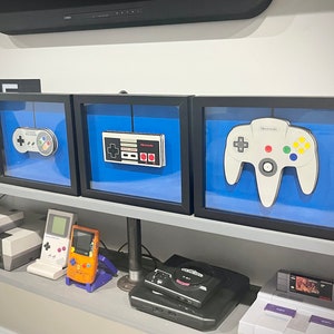 Nintendo Controller 3D Shadow Box (fast, Free Shipping) - Etsy