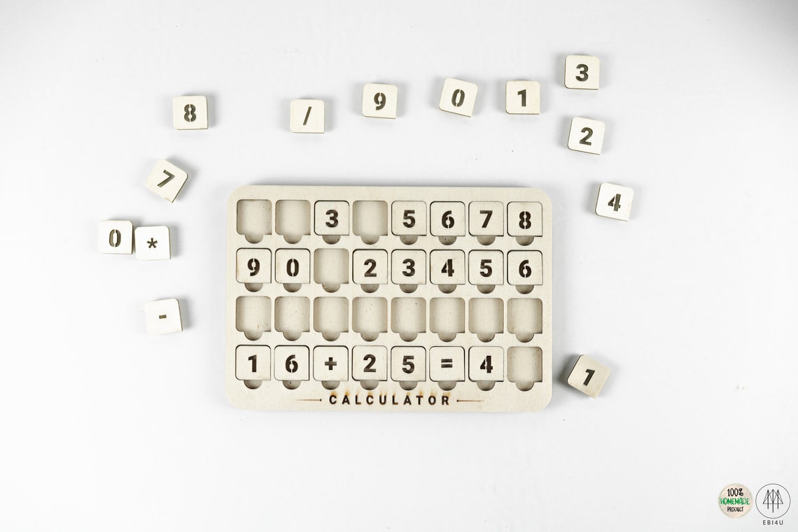 Montessori Math Practice Board SVG | Laser Cut Educational Tool for ...